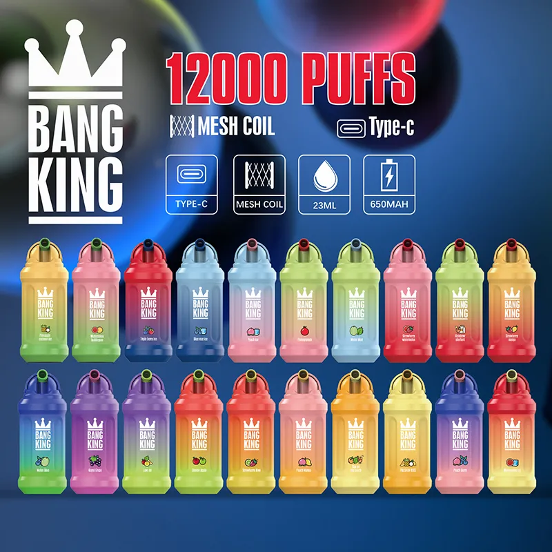 Why Bang King 12000 Puffs Is Popular in the German Vape Market - ESCOVAPE