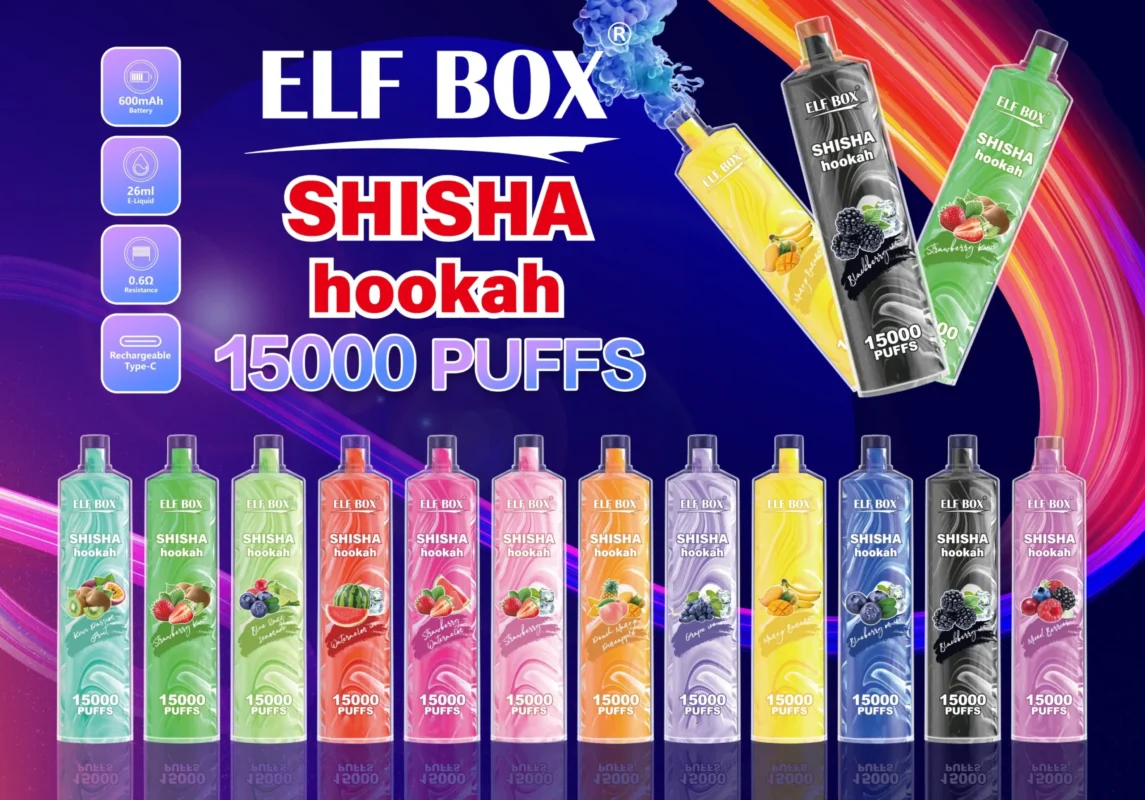 Les meilleures caractéristiques de la Elf Box Shisha Hookah 15000 pour ...