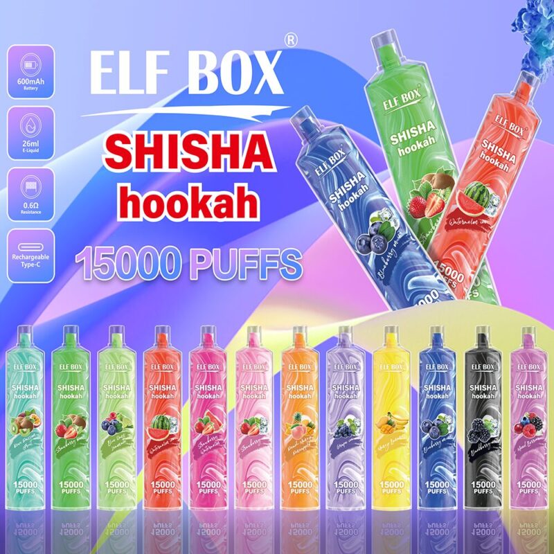 Elf Box Shisha Hookah 15000 Puffs: Por qué es tendencia en el mercado ...