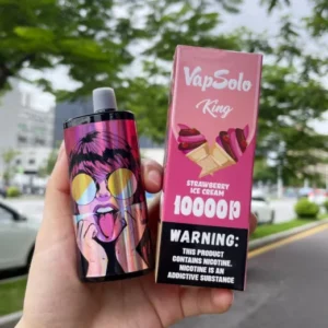 Vapsolo King 10000 Puffs 2% 5% Baja Nicotina Recargable Vapes ...