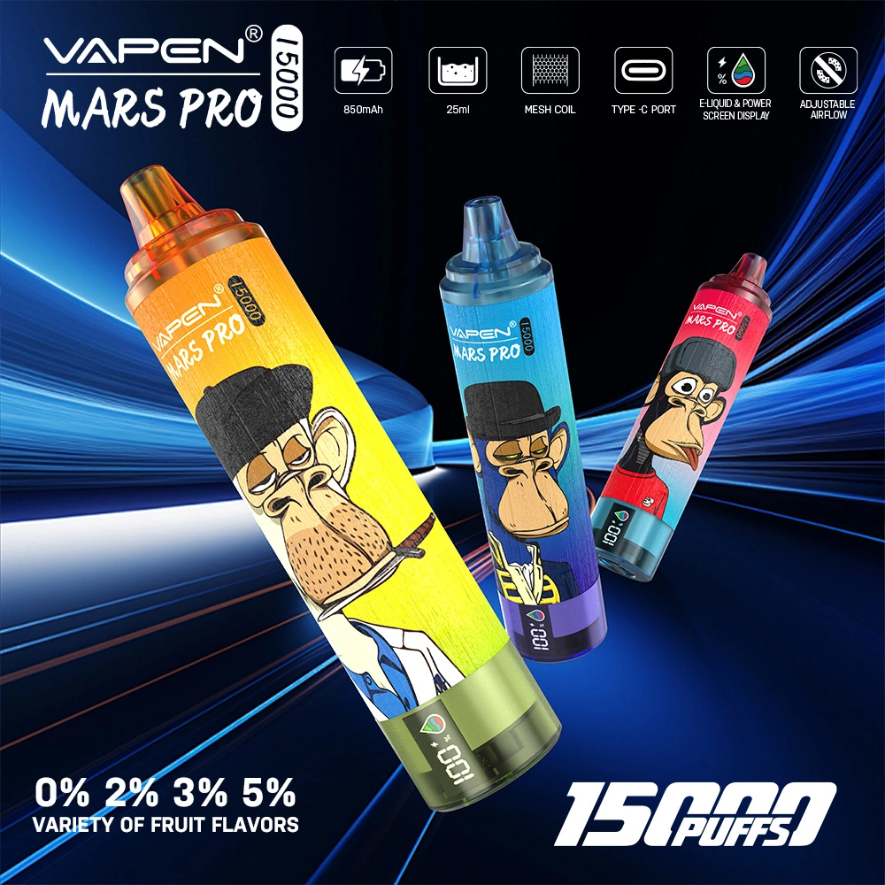 VAPEN Mrs Pro 15000 Puffs 2% Vapes desechables recargables con bajo ...