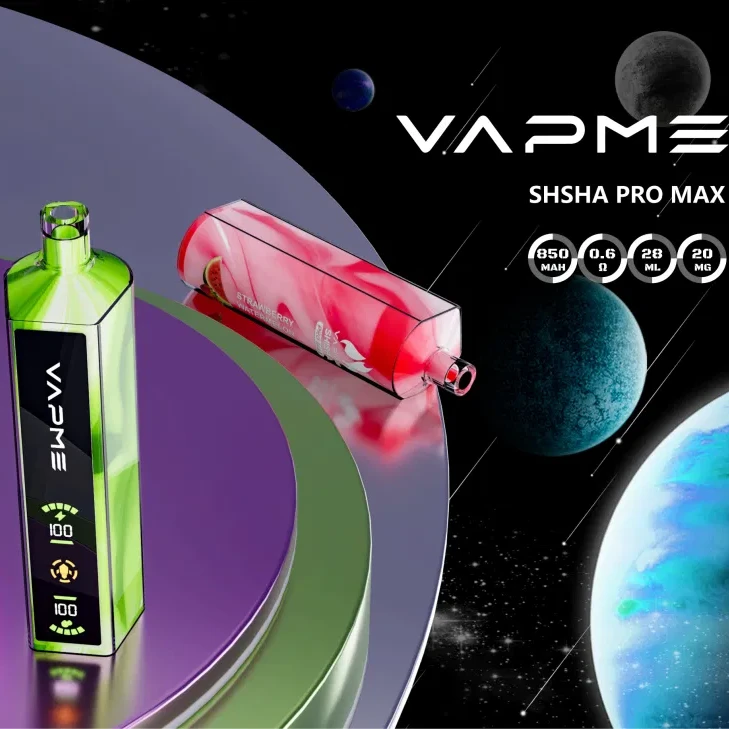 Vapme Shisha Pro Max 20000 Puffs 2% Low Nicotine LED Display ...
