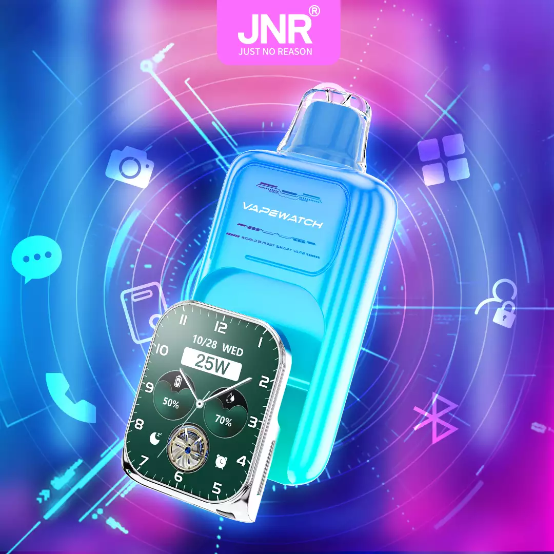 JNR Vape Watch 30000 Puffs Dispositivo inteligente de malla dual 2% ...